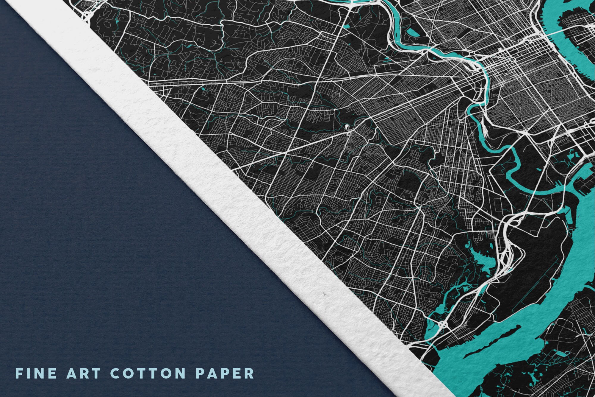 PHILADELPHIA United States City Map Print // modern | Etsy