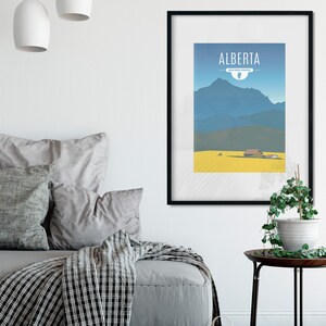 Alberta Province Art Print Canada Map Art Map Art, Modern Map Art, Home ...
