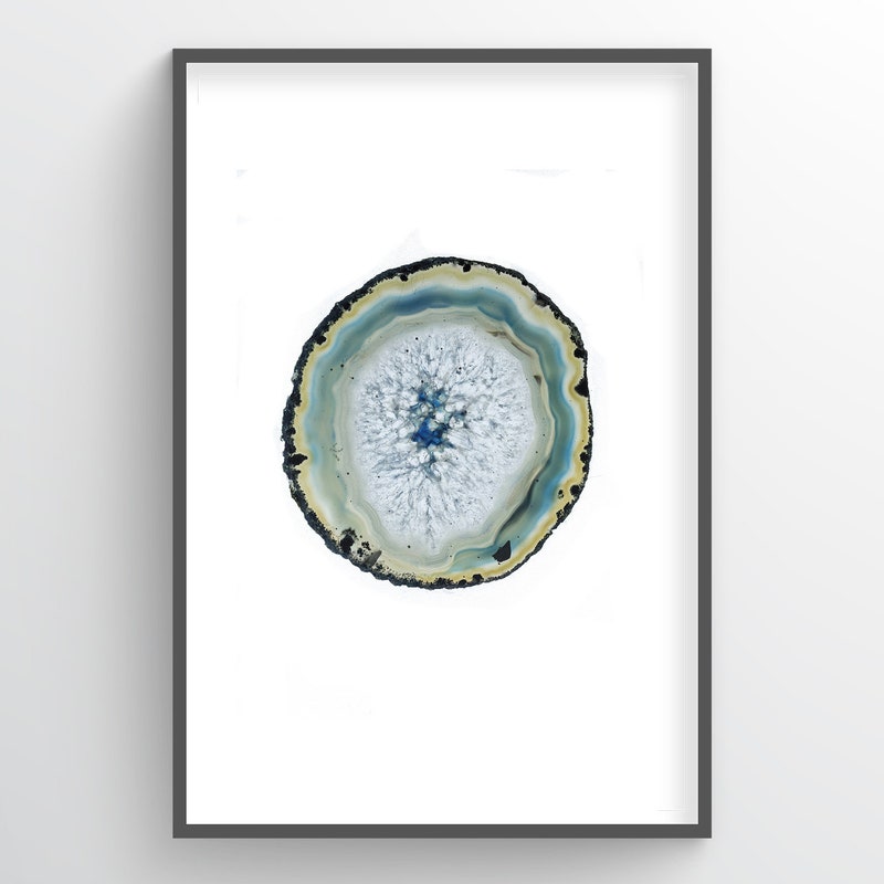 Agate Art Print - Etsy