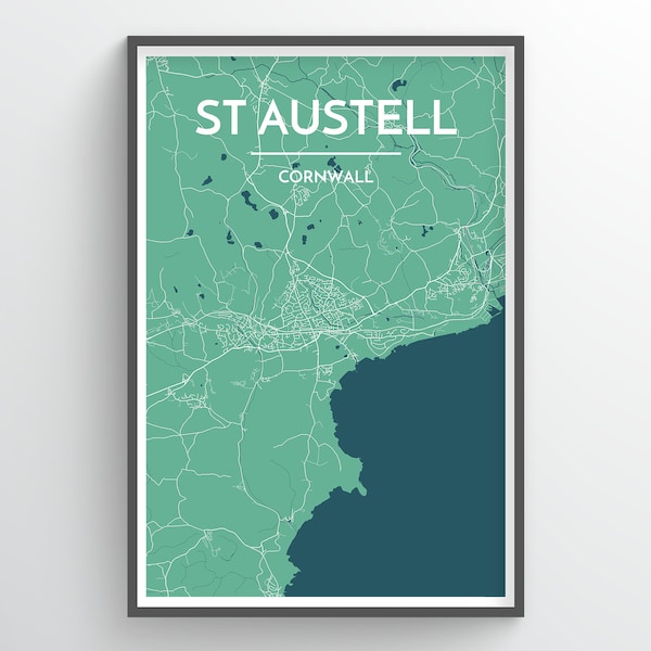 Austell Map Poster - Etsy