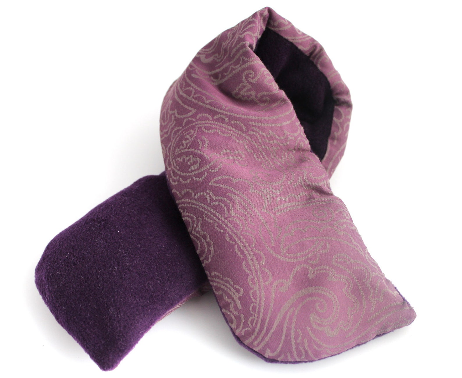 Relaxing Lavender Neck Pillow Purple Embroidery Removable - Etsy