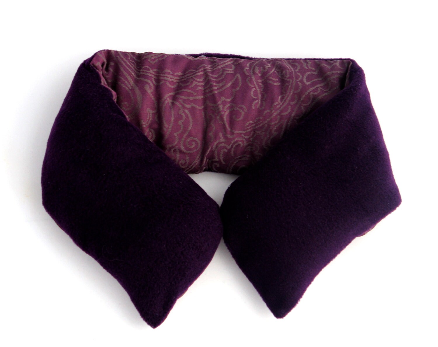 Relaxing Lavender Neck Pillow Purple Embroidery Removable - Etsy