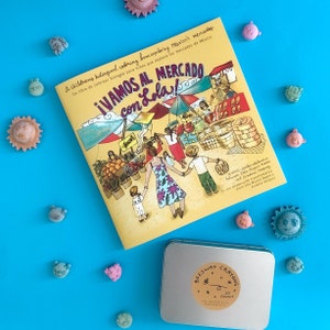 GIFT SET for Kids: Bilingual Coloring Book by Lola's Cocina + Non-toxic ...