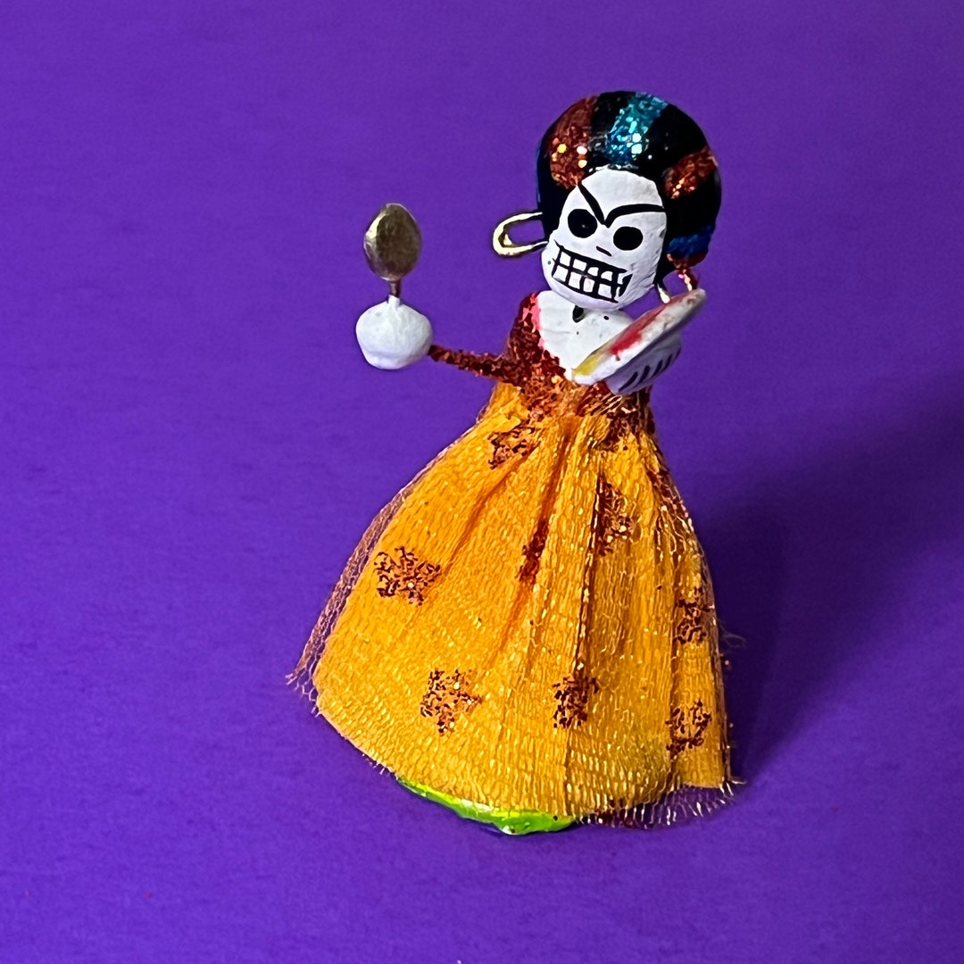 Frida Kahlo Calavera Day of the Dead Decoration SOLD INDIVIDUALLY ...