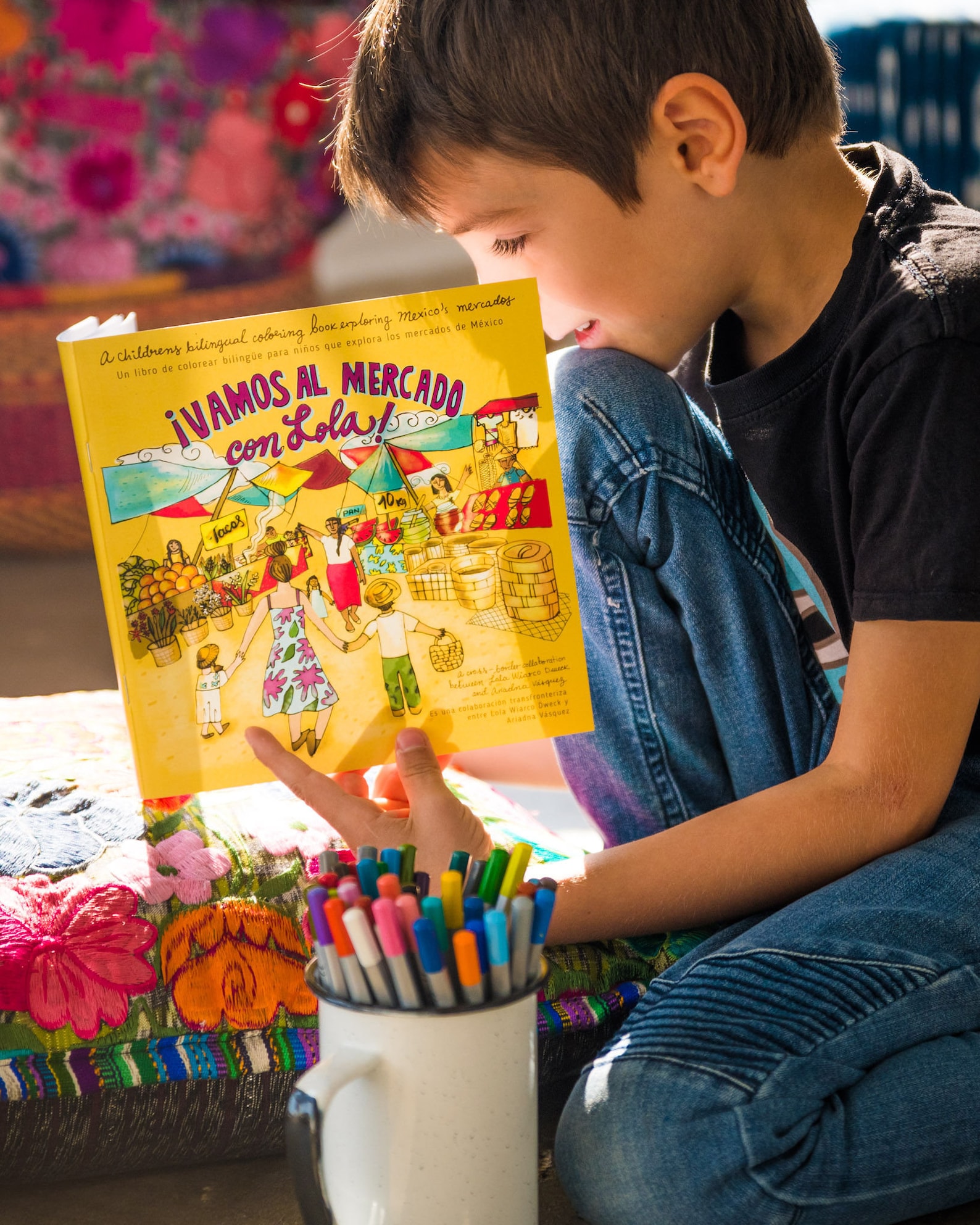 BILINGUAL Coloring Book for Kids / Spanish - Etsy