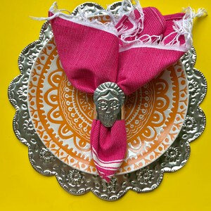 NEW Señora Catrina Sugar Skull Punched Tin Napkin Rings // Hojalata ...