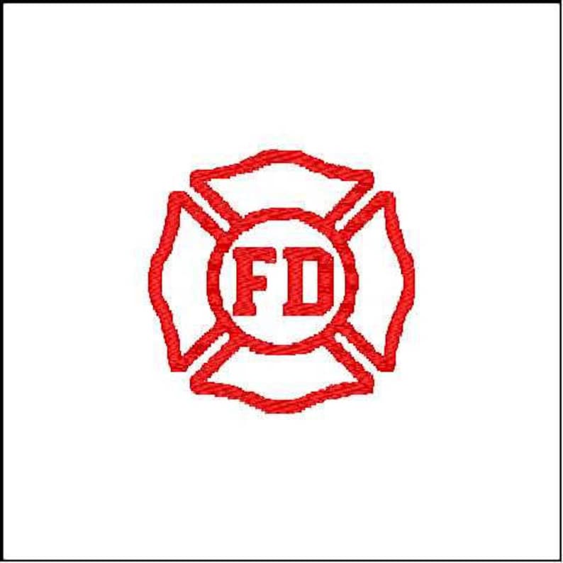 Fire Department Symbol A Digital File Download for Embroidery - Etsy