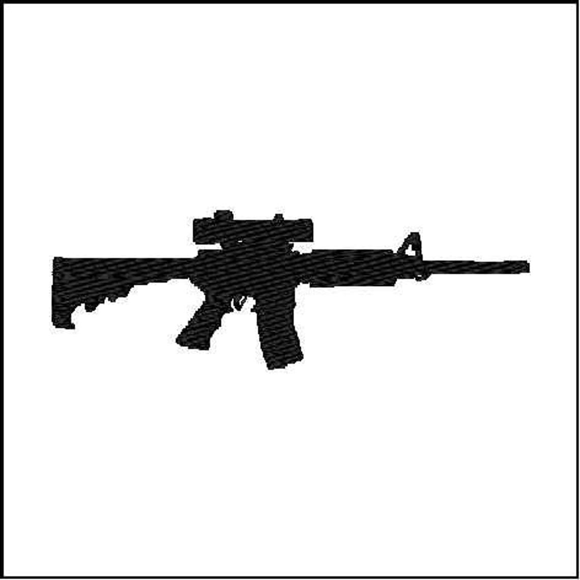 AR15 - A Digital File Download for Machine Embroidery - Etsy