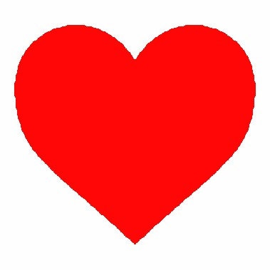 Simple Red Heart Image for Download and Use on Embroidery Machines - Etsy
