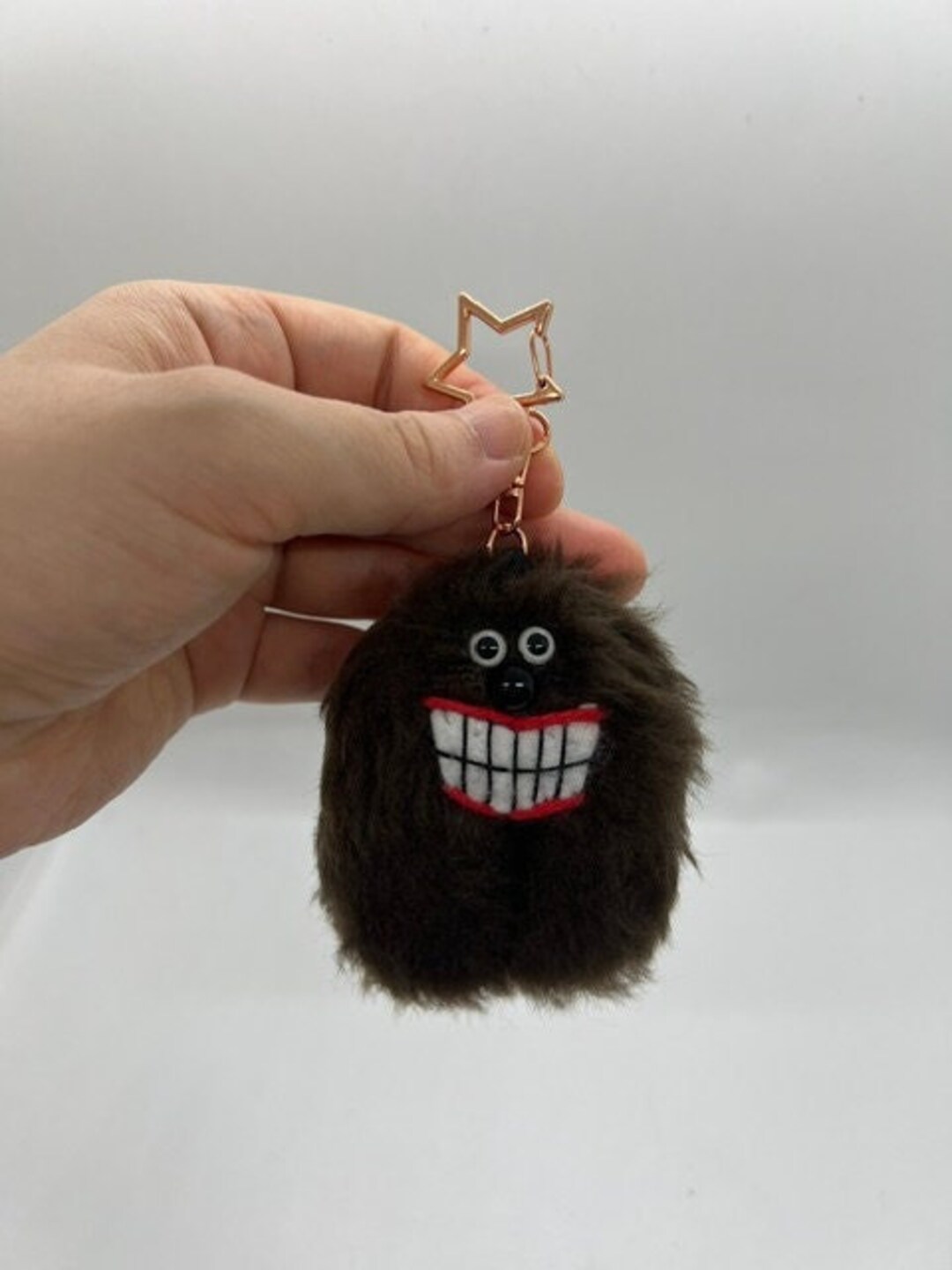 KOKEHI375 "creepy Crotch Alien Plush Key Chain" [brown] - Etsy