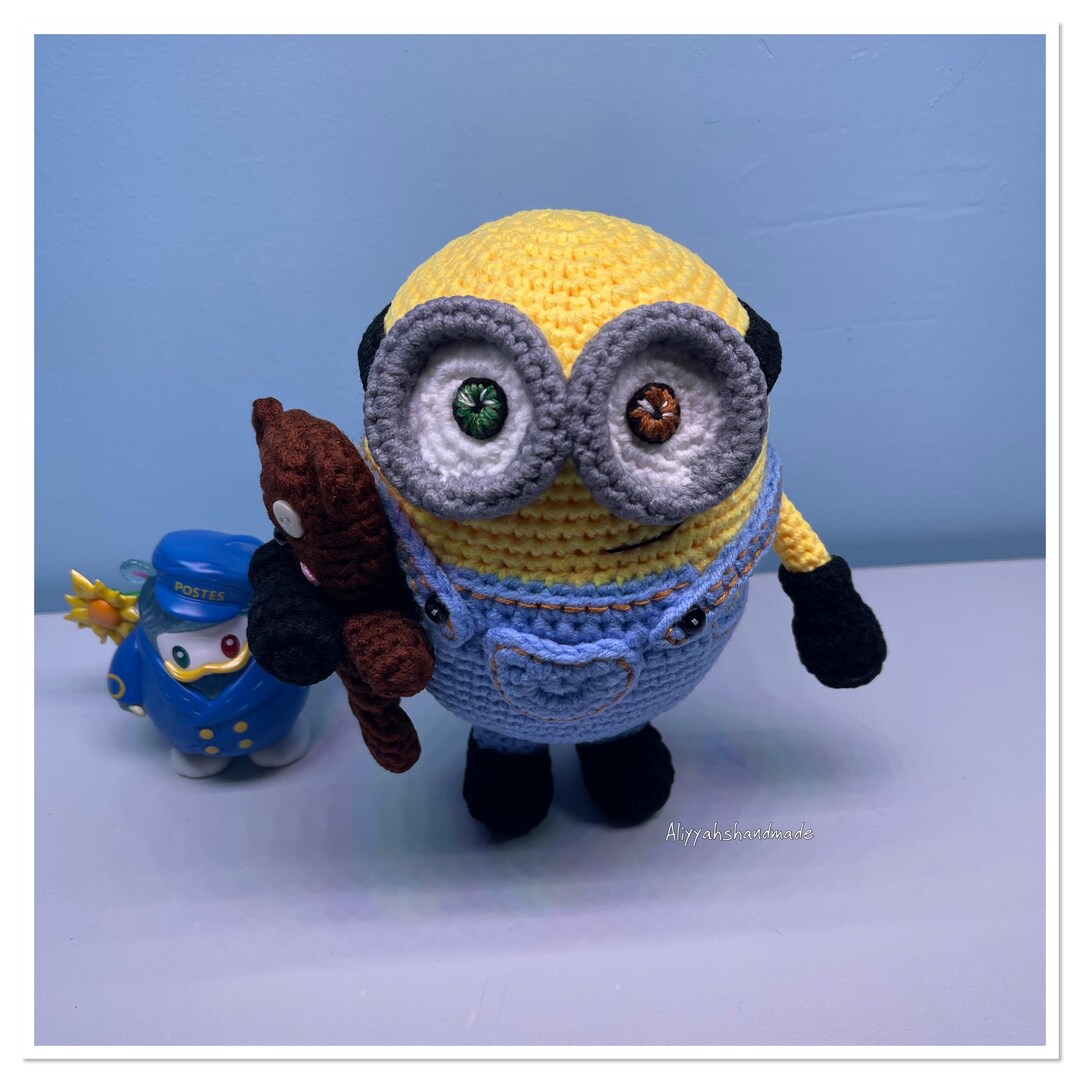 Handmade Crochet Toy Minion Bob Teddy Kevin Stuart - Etsy