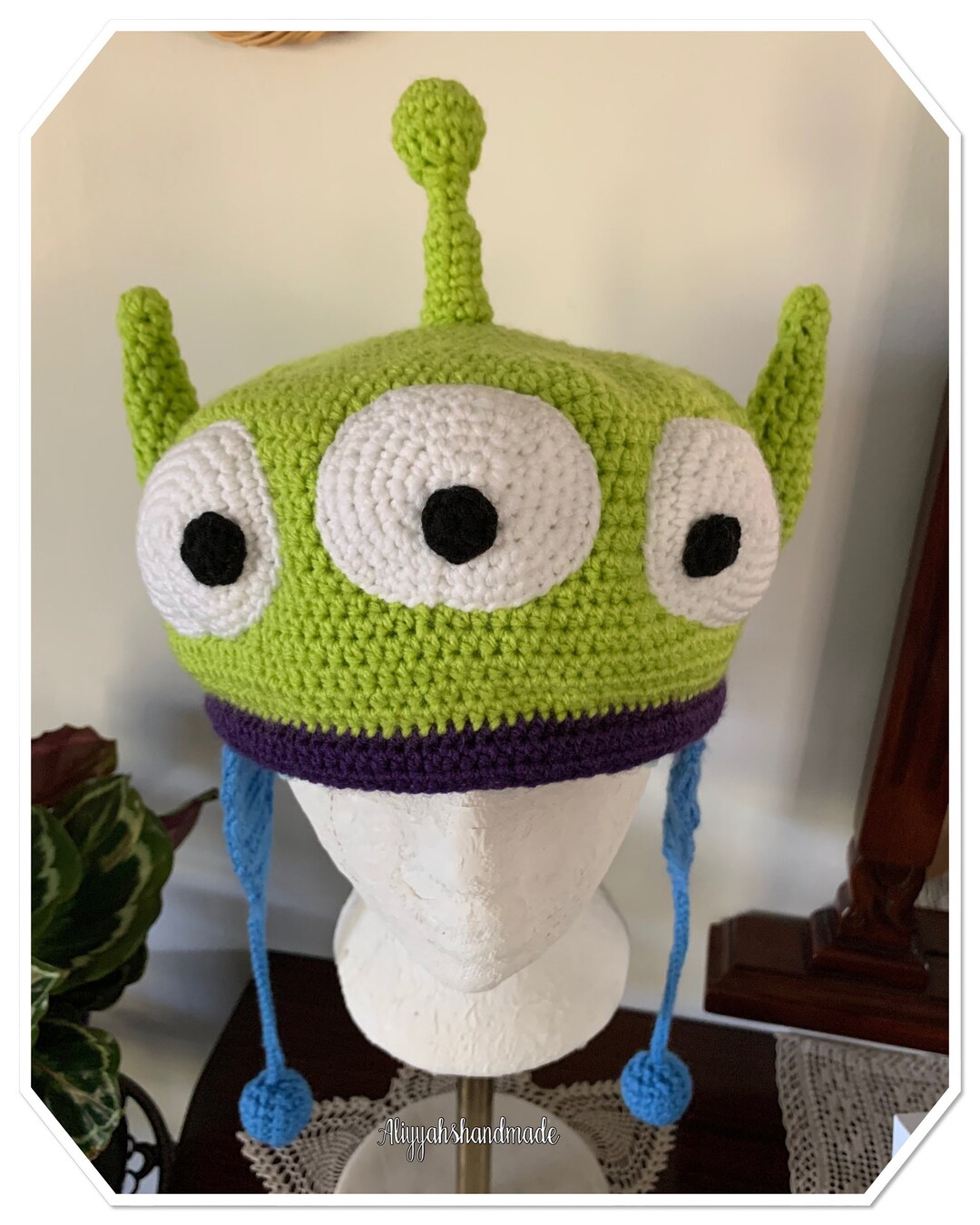 Handmade Crochet Alien Beanie Halloween - Etsy