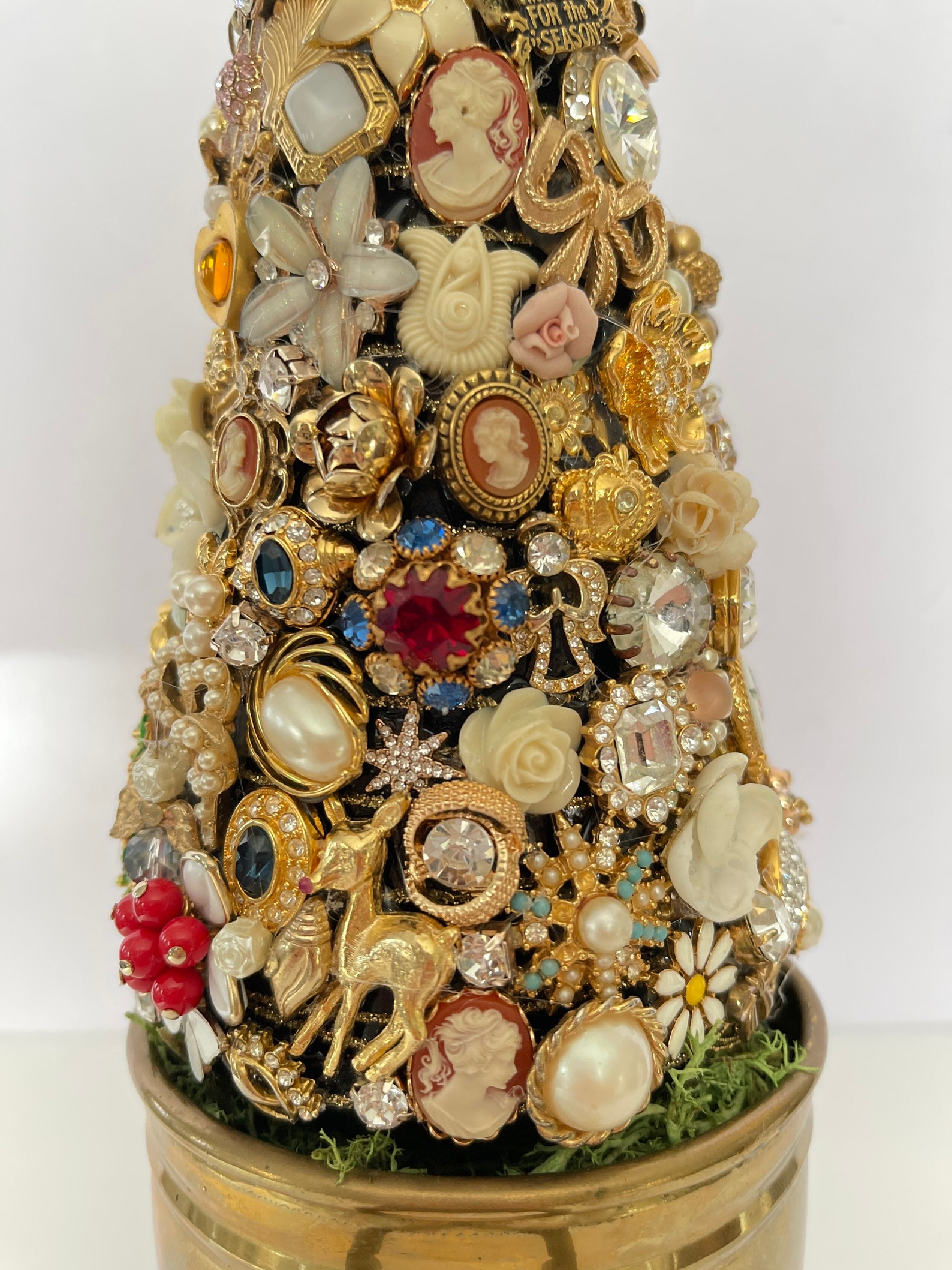 Custom Creation Gold Jewelry Tree Christmas Holiday Decor Tree - Etsy ...