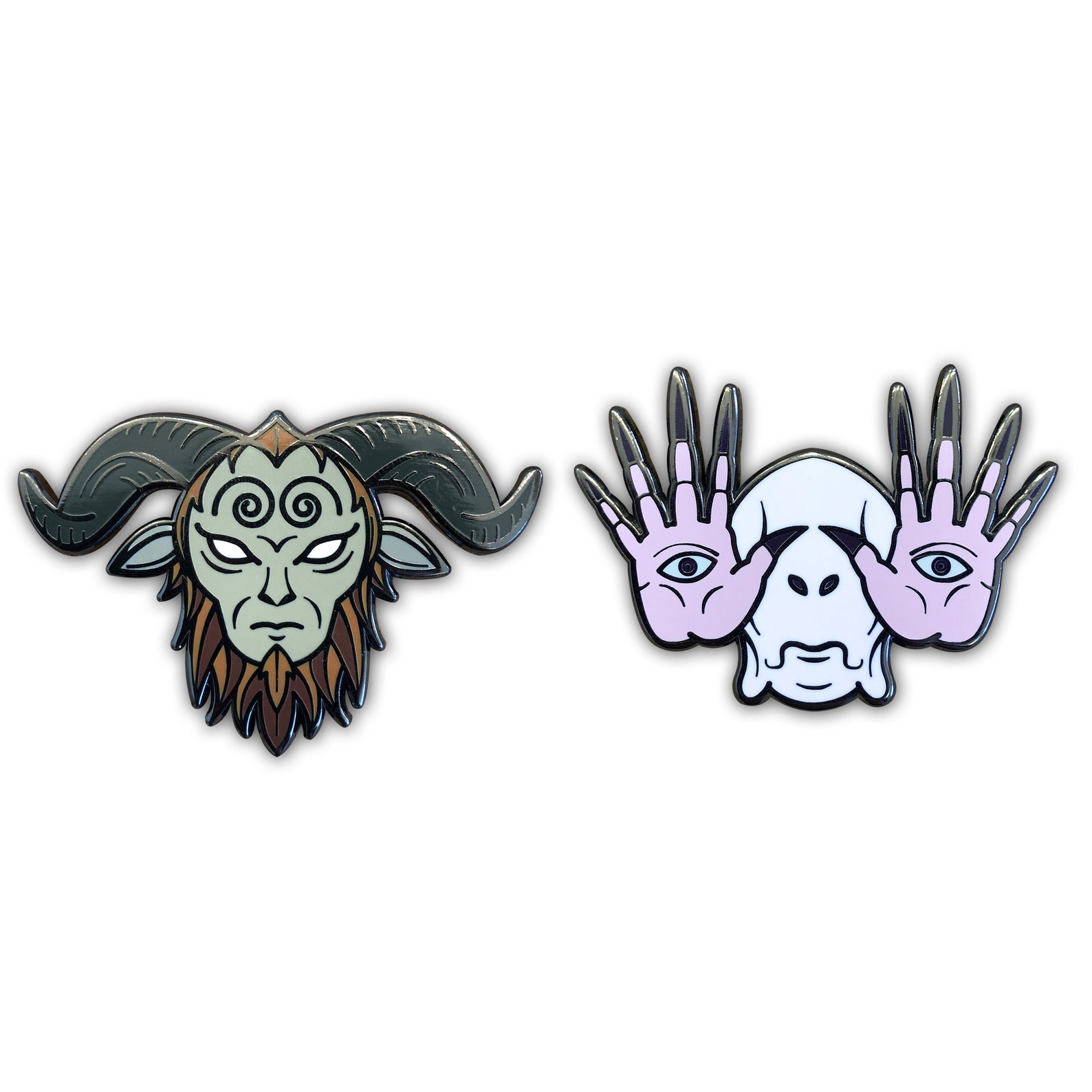 Labyrinth Pins - Etsy