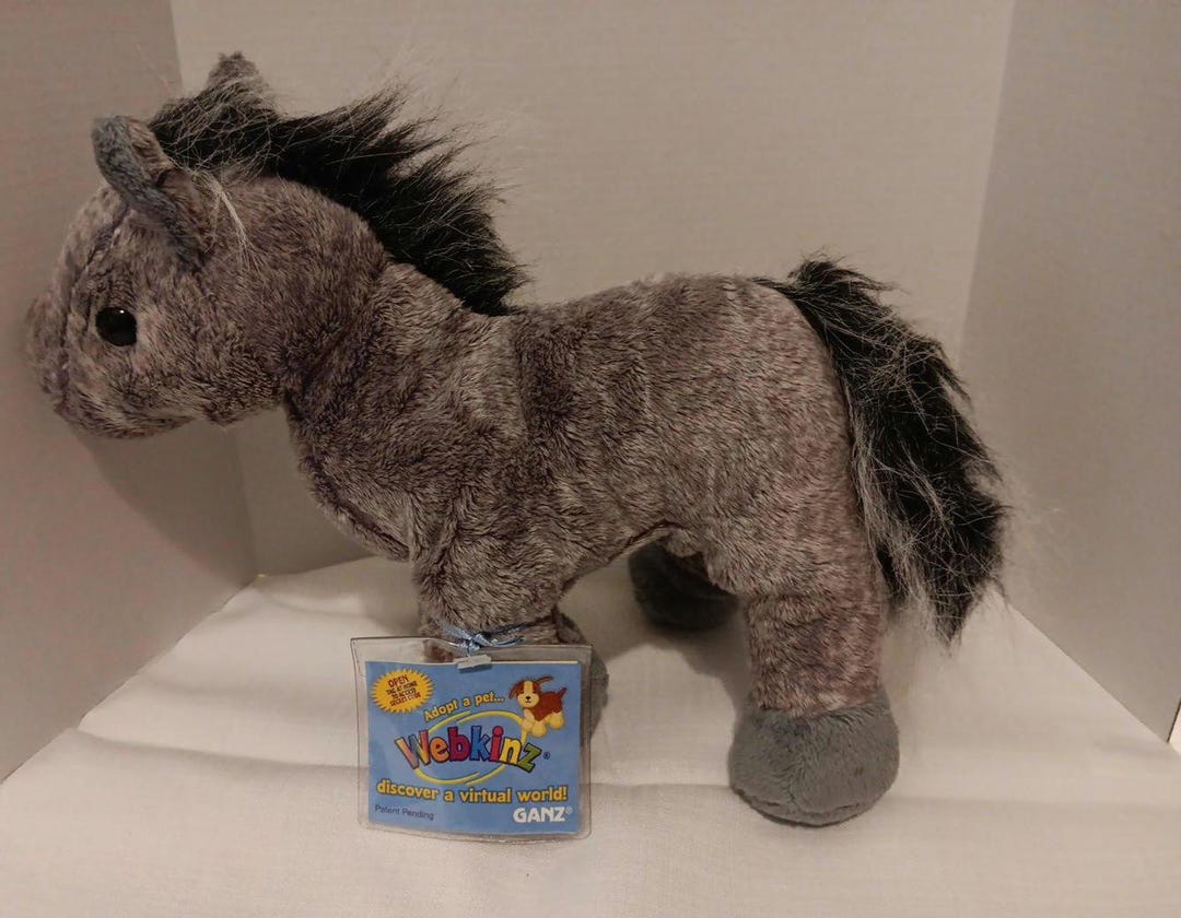 New Webkinz Rare Grey Arabian Sealed Tag Unused Code Hm098 - Etsy