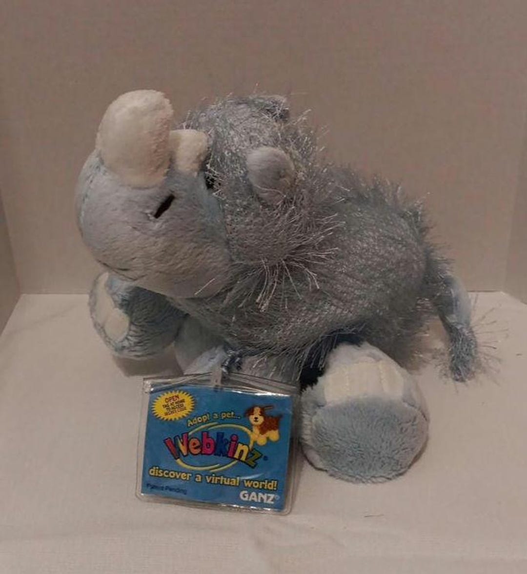 New Webkinz Rare Rhino Sealed Tag Unused Code Hm196 - Etsy