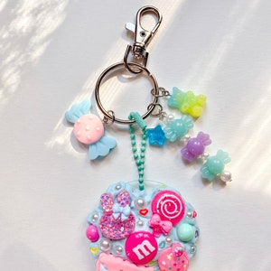Sweet Creamy Keychain/ Lovely Dessert Keychain/ Cute Keychain/ Foodie ...