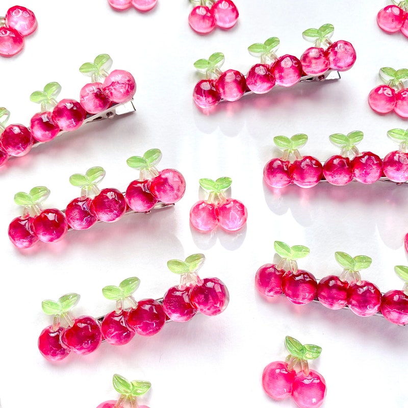 Fruit Hair Clips - Etsy