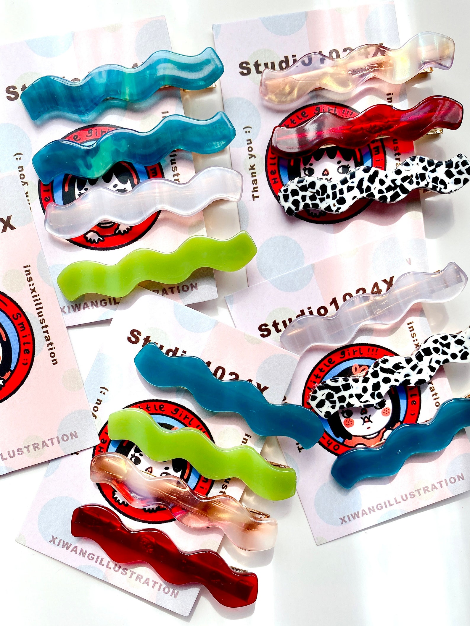 Barrette Hair Clip/wave Shape Hair Clip/minimalist Hair - Etsy