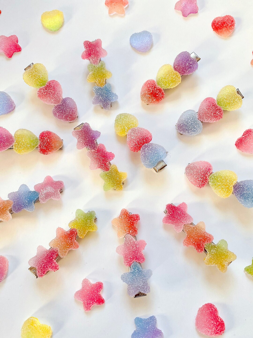 Big Soft Candy Hair Clip/handmade Jewelry/gummy Candy Hair Clip/toddler ...