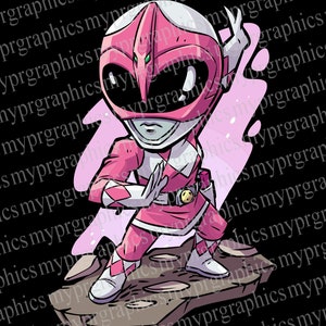Pink Power Ranger - Etsy