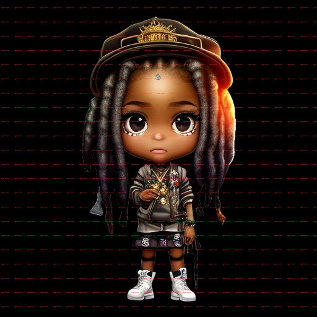 Chibi Adorable Kid With Dreads - Etsy