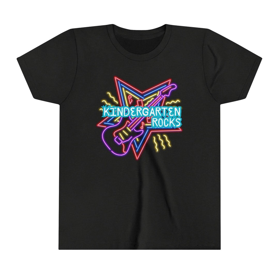Youth Short Sleeve Tee "kindergarten Rocks" - Etsy