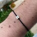 14 Kt Gold Cube Bracelet Personalised Initial Bracelet - Etsy