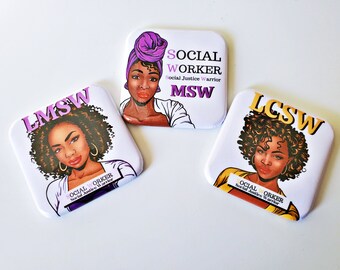Social Worker Badge | Etsy