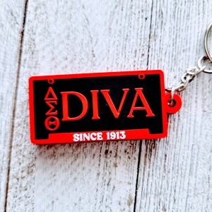 DST Keychains, Delta Sigma Theta Paraphernalia, J13, Crimson and Cream ...