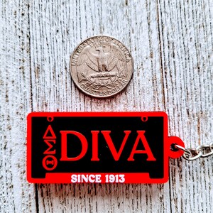 DST Keychains, Delta Sigma Theta Paraphernalia, J13, Crimson and Cream ...