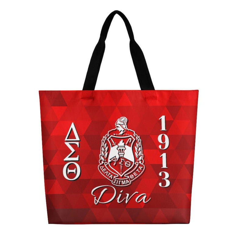Delta Sigma Theta Personalized Travel Tote: Custom DST Sorority ...
