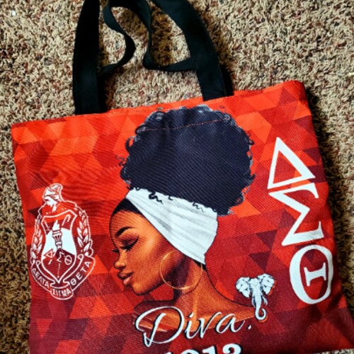 Delta Sigma Theta Sorority Divine 9 Tote Bag DST D9 HBCU - Etsy