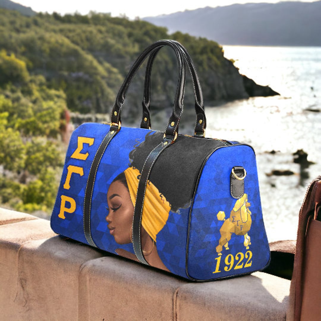 Sigma Gamma Rho Sorority Duffel Bag, Sgrho, HBCU Crossing Season ...