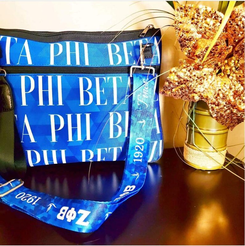 Zeta Phi Beta Luxury Crossbody Bag, D9 Sorority Paraphernalia, Z-phi ...