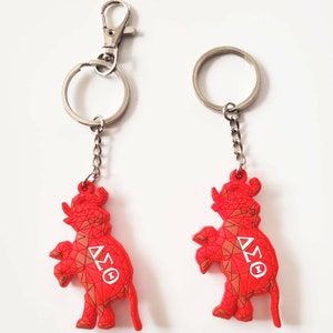 Delta Sigma Theta Keychain DST Paraphernalia J13 Crimson - Etsy