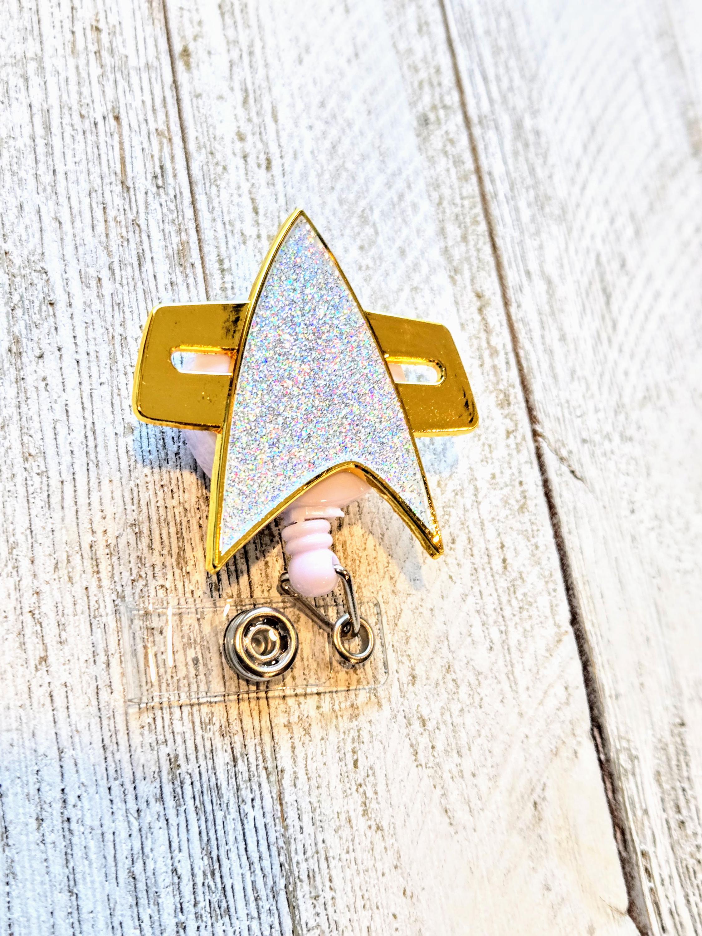 Star Trek Badge Reel, Voyager Communicator Custom Girlfriend Boyfriend ...