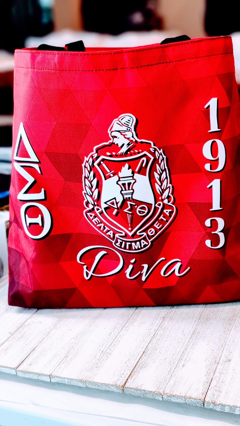 Delta Sigma Theta Personalized Travel Tote: Custom DST Sorority ...