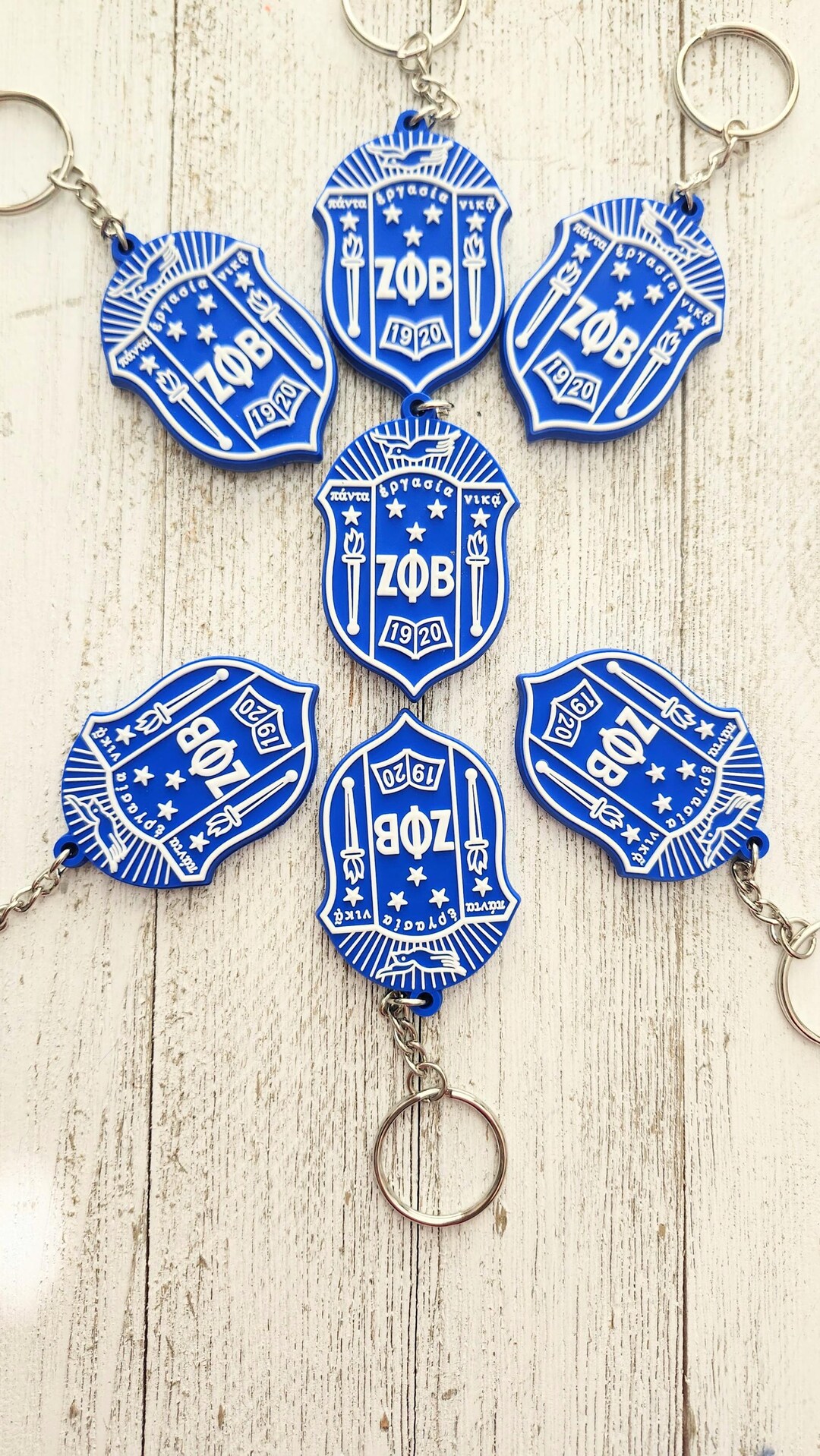 Zeta Keychain Bundle, Zeta Phi Beta, ZPB Sorority Paraphernalia Gifts ...