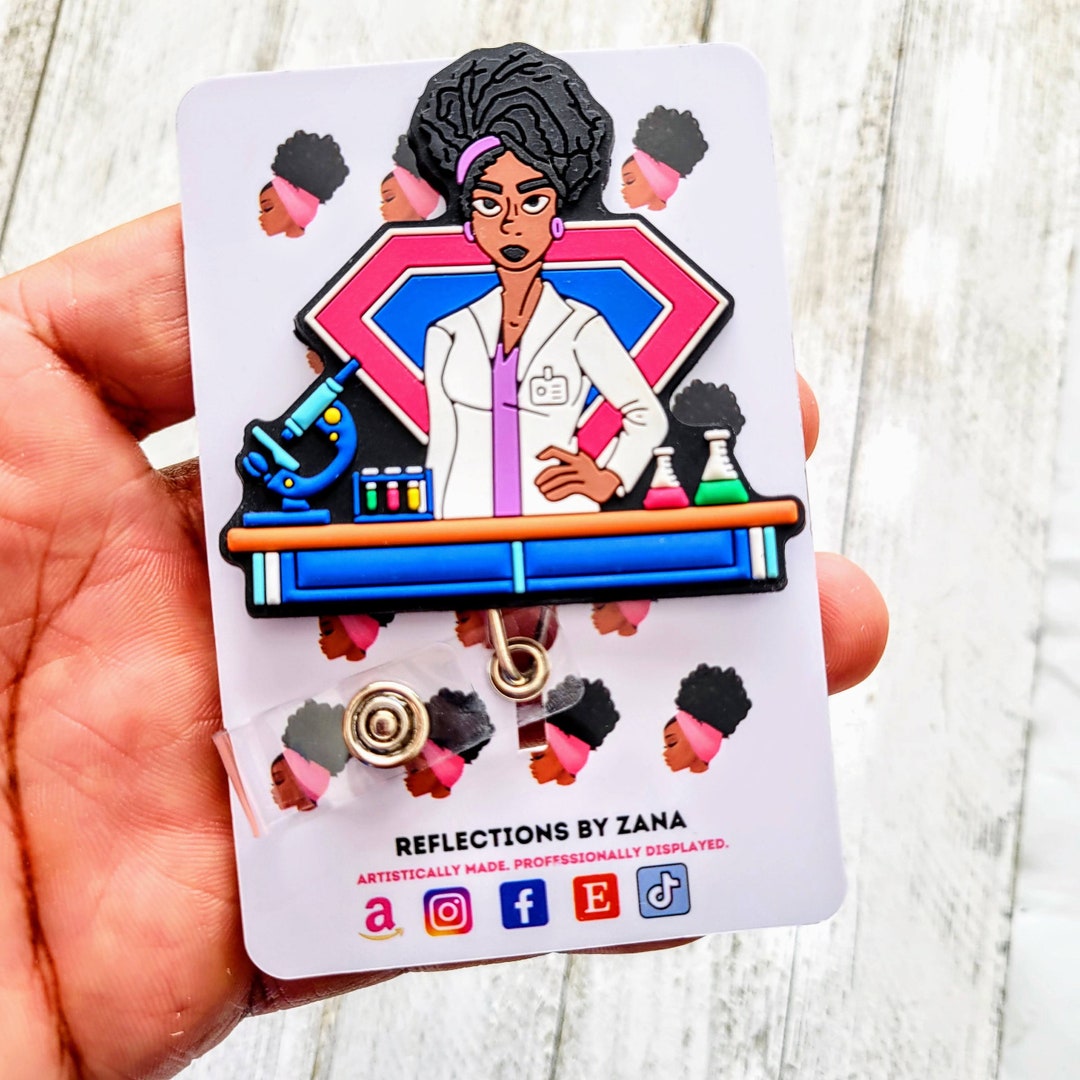 STEM Badge Reel, Science Retractable Reel, Math Technology Engineering ...