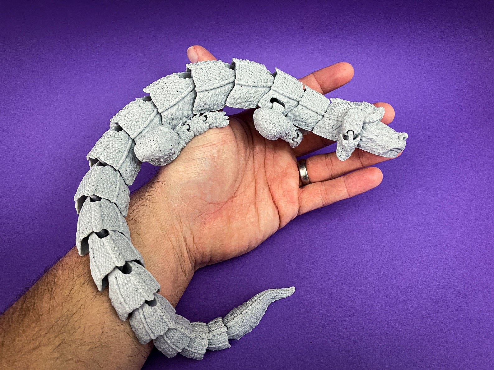 Large Articulating Falcor From the Neverending Story - 3D Printed as ...