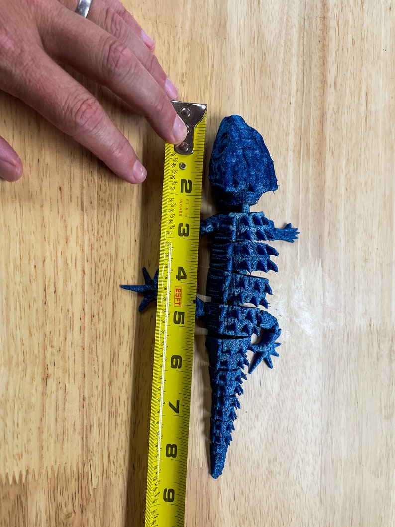 Articulating Fidget Lizard 3D Printed Fire & Ice Lizards - Etsy