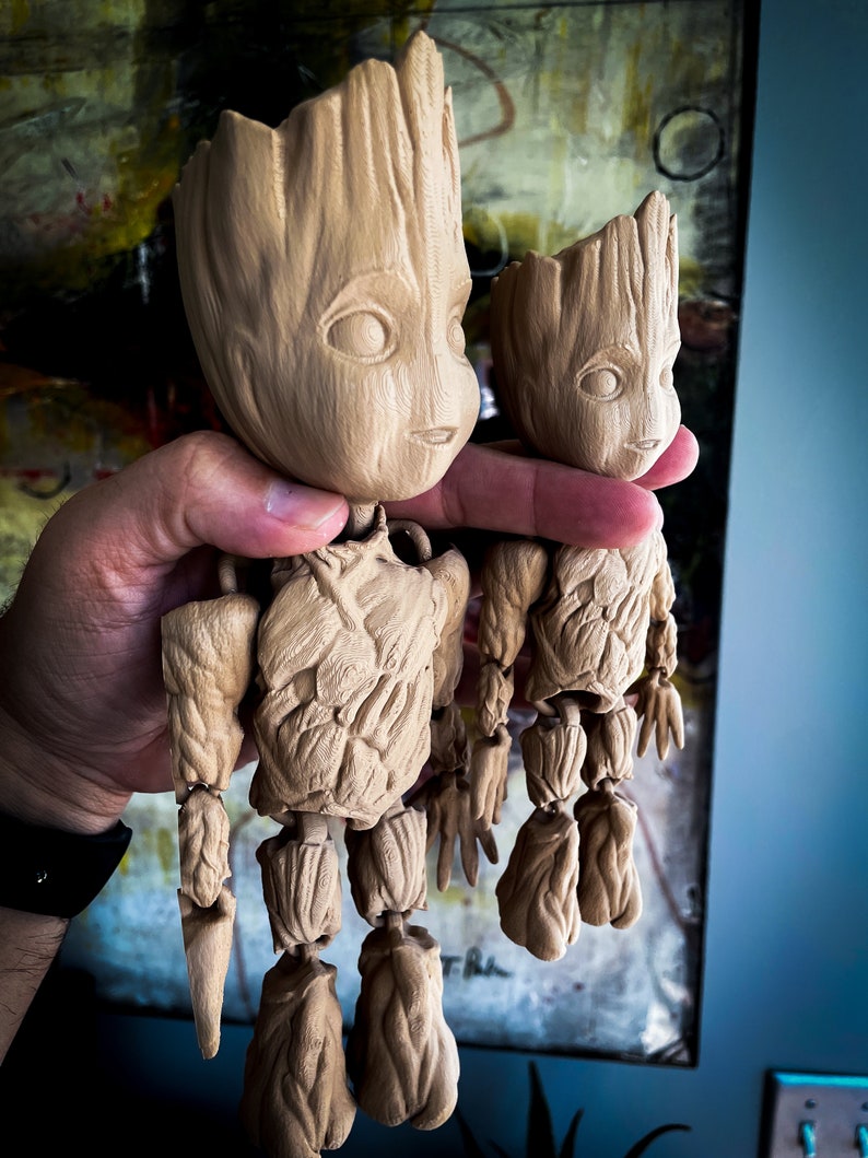 Life Size Baby Groot 3D Printed Toy Perfect Gift Fidget Toy - Etsy
