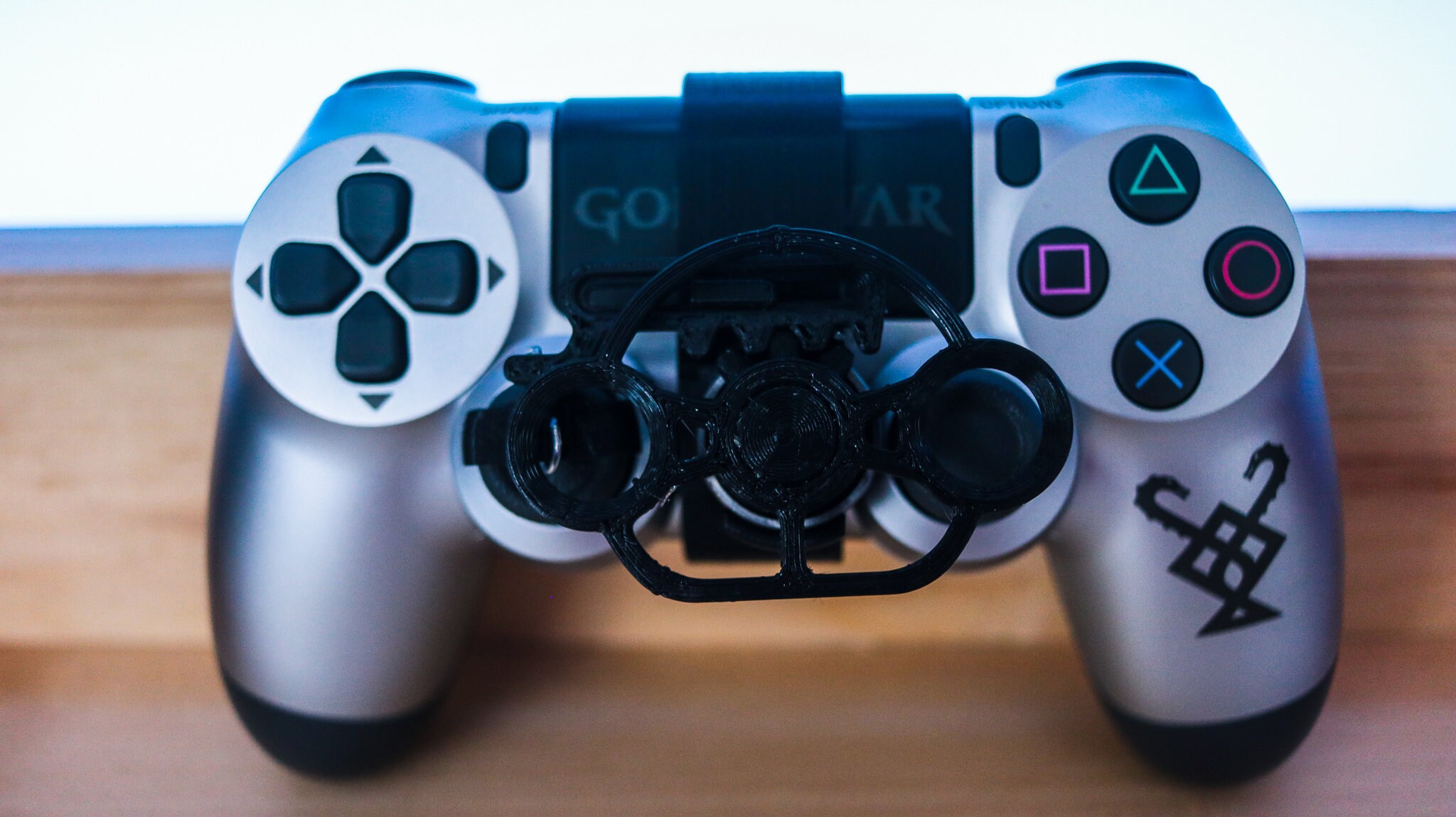 Official PS4 Controller Mini Steering Wheel 3D Printed - Etsy