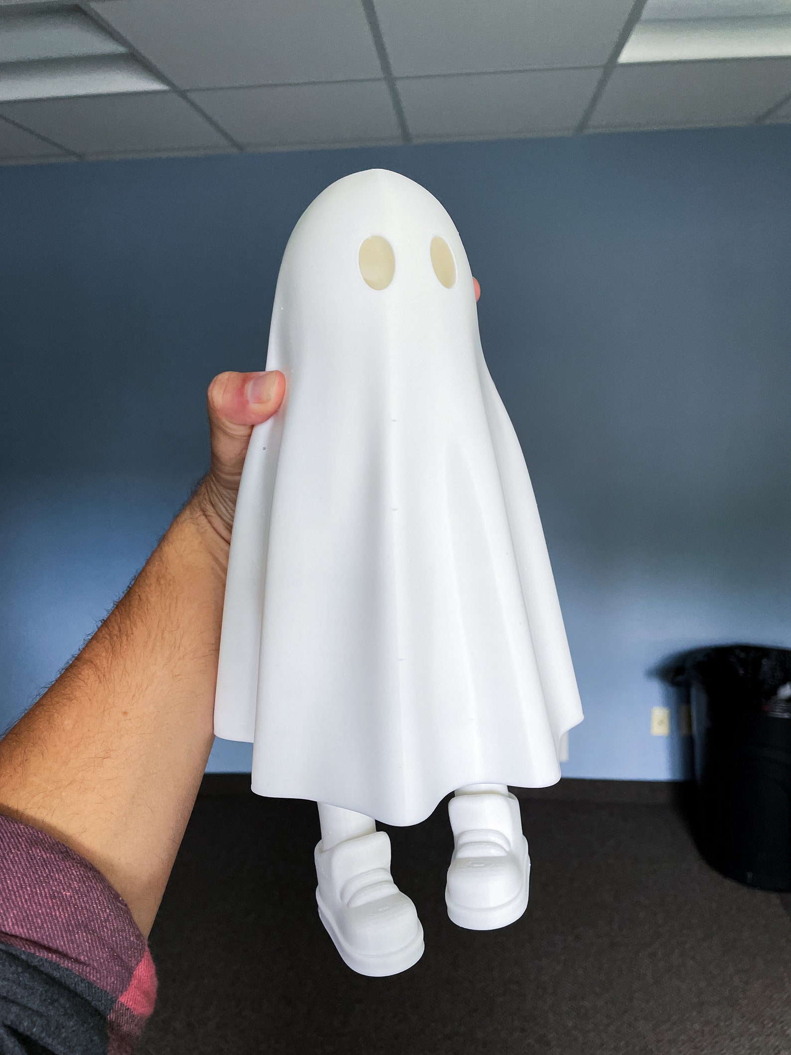 Cute Halloween Ghost With Feet 3D Printed Ghost Decoration as - Etsy
