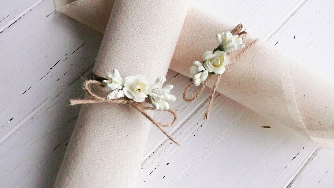 Wedding Napkin Rings Bulk,wedding Napkin Flower Ring,napkin Rings ...