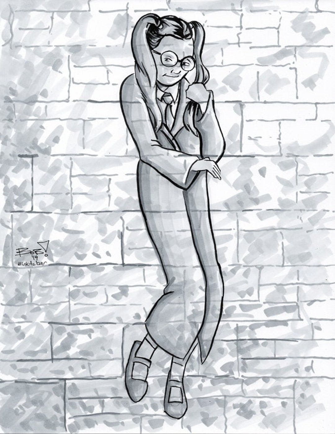 Original Art inktober2019 Moaning Myrtle - Etsy