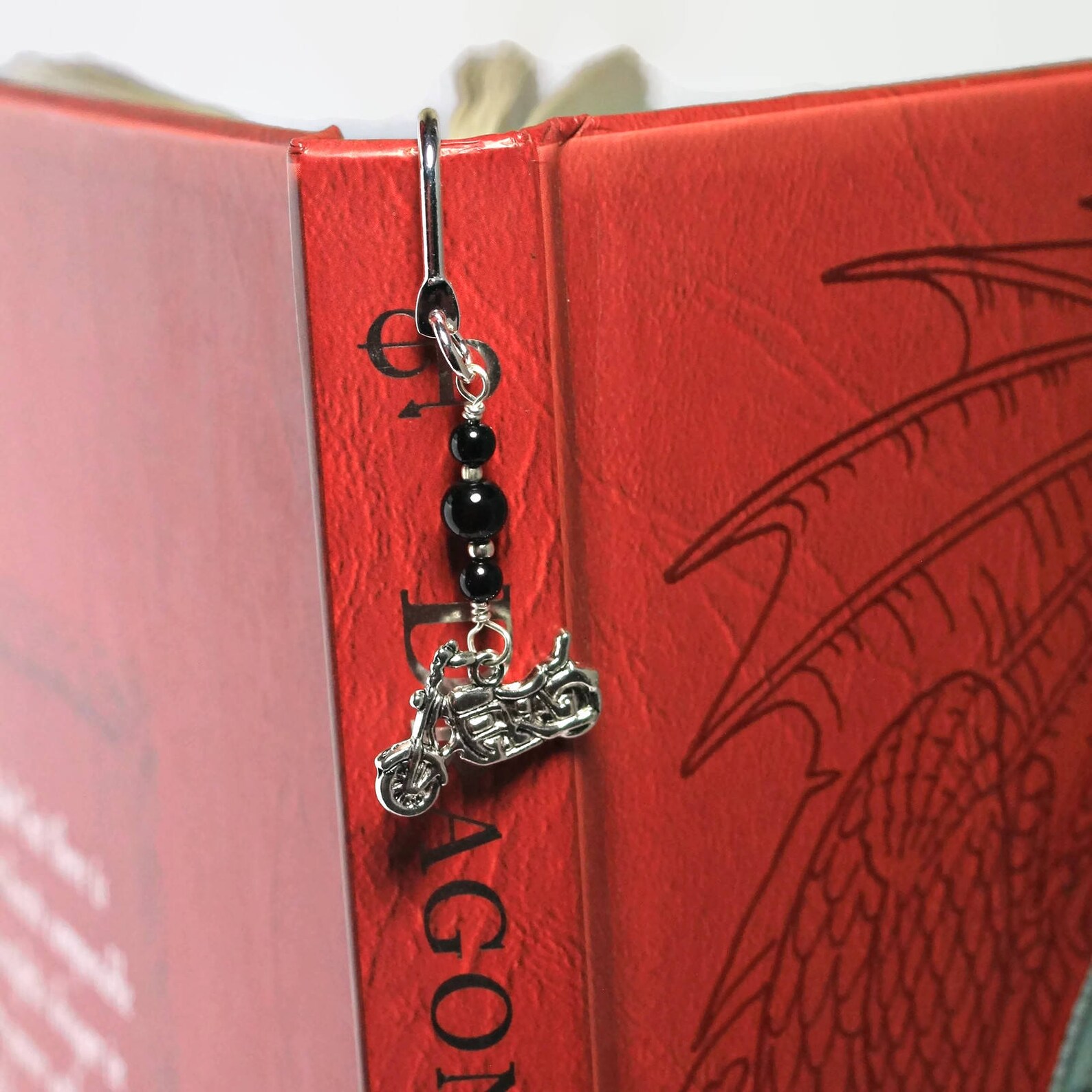 Bookmark Gift for Dad. Motorcycle Bookmark. Motorbike Charm. Biker ...