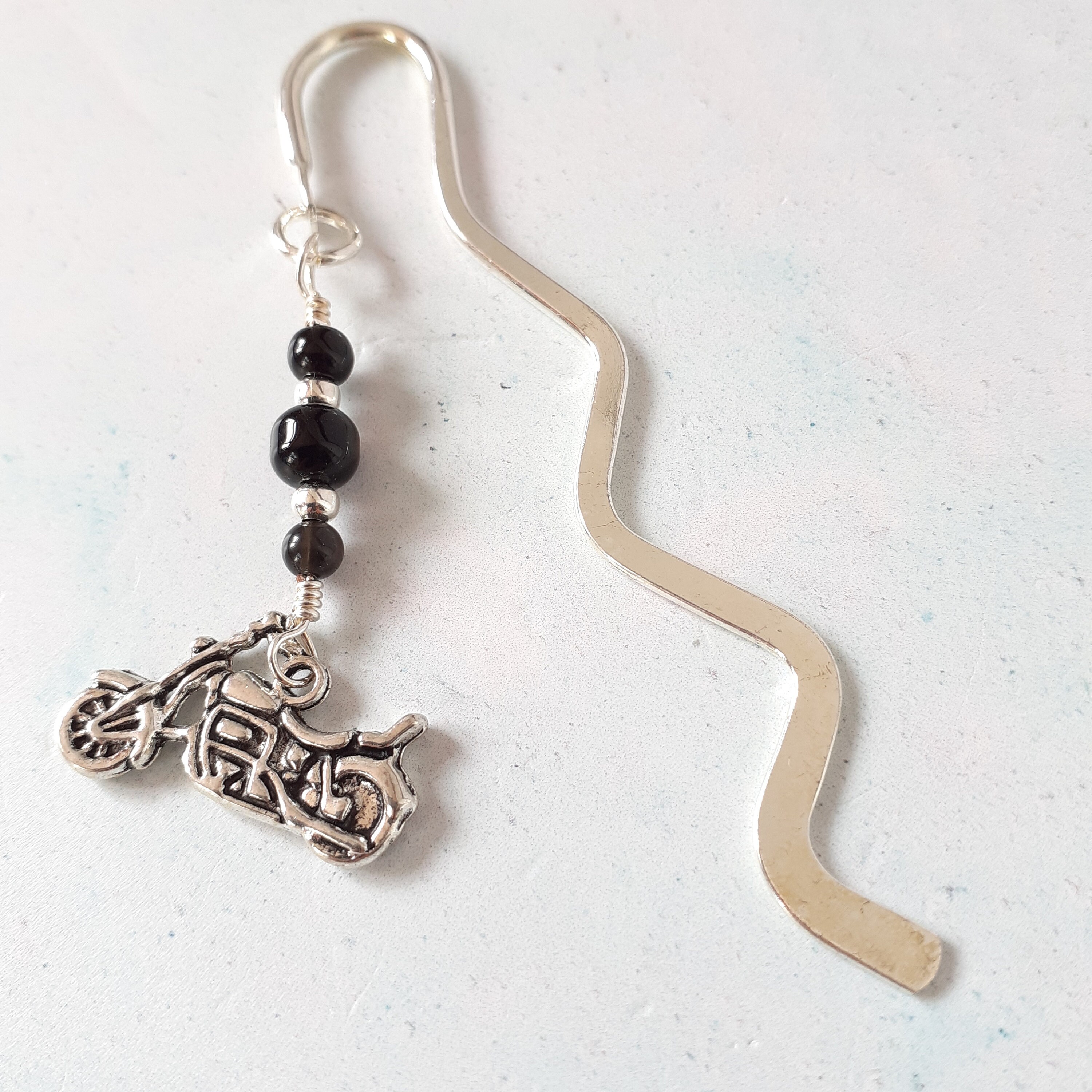 Bookmark Gift for Dad. Motorcycle Bookmark. Motorbike Charm. Biker ...