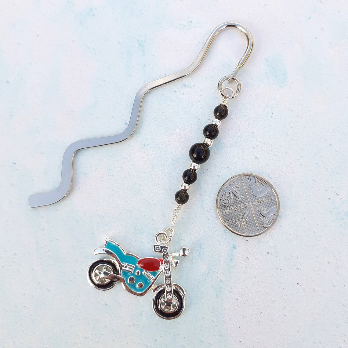 Bookmark Gift for Dad. Motorcycle Bookmark. Motorbike Charm. - Etsy UK